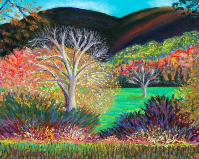 My New Pastel Painting: In Kent with Jill | Polly Castor