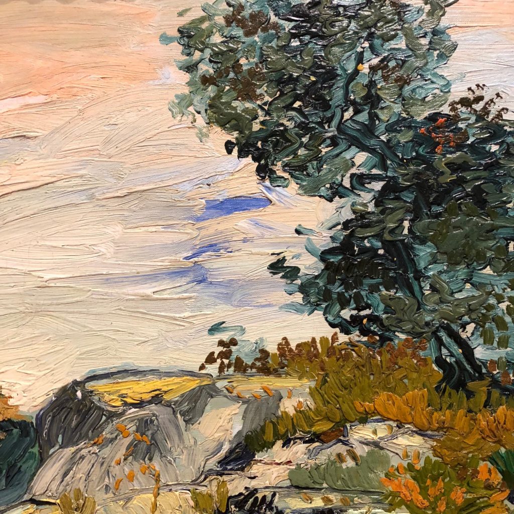 Close-up Details of Van Gogh's Painting "The Rocks" | Polly Castor