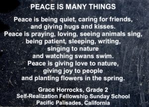 Short Poems About Peace by Children | Polly Castor