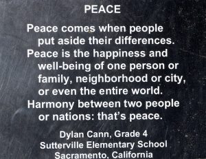 Short Poems About Peace by Children | Polly Castor