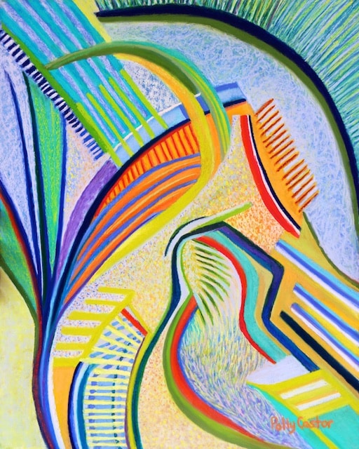 Spring is Coming (New Abstract Conceptualist Painting in Pastel ...