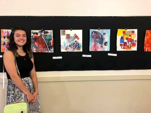 Year End Show for my High School Abstract Art Class | Polly Castor
