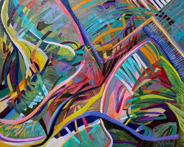 Discernment (New Abstract Conceptualist Painting in Oil) | Polly Castor