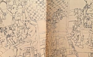 Drawings of Rick Barton (Featured Artist) | Polly Castor